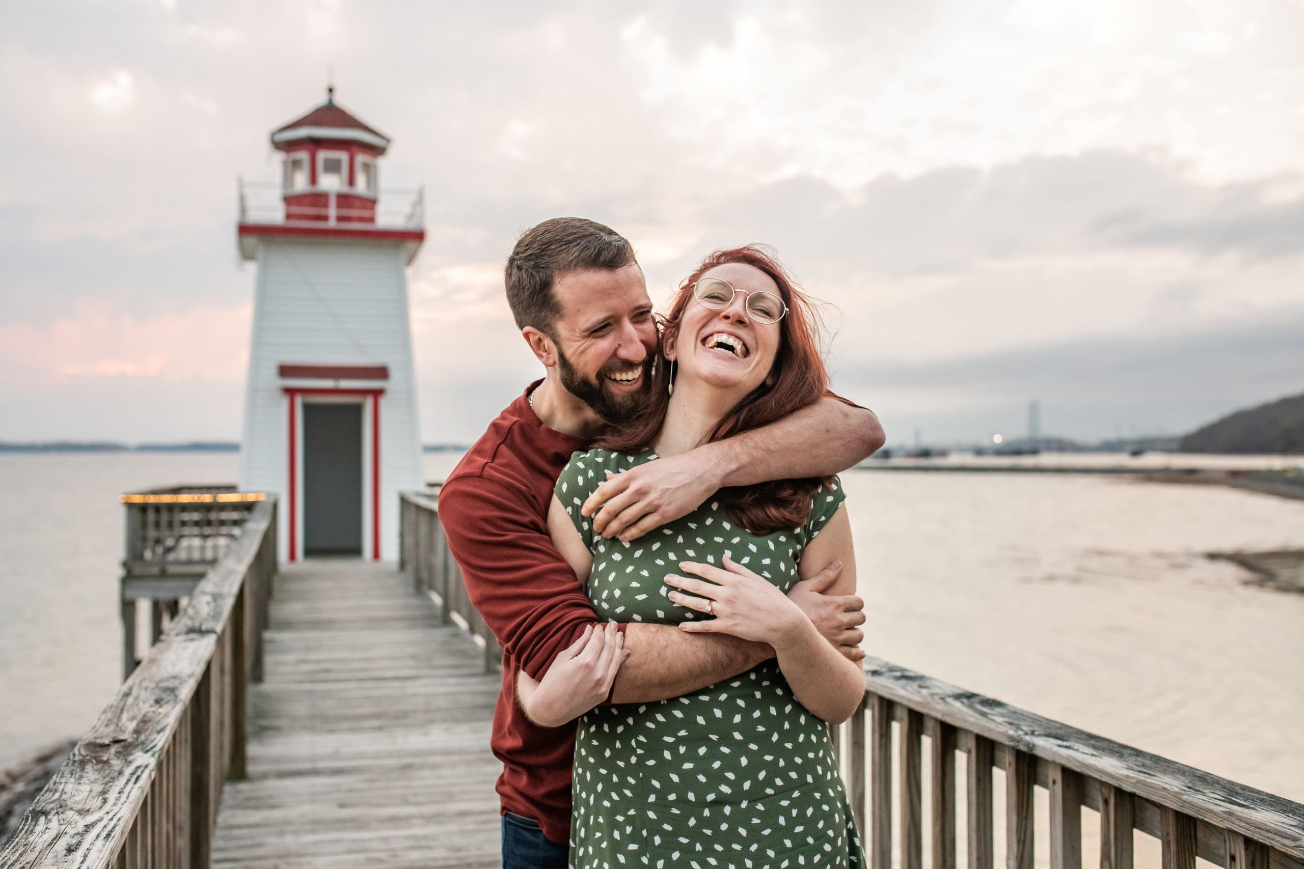 Matt + Miranda | Romantic Lighthouse Engagement | Engagement