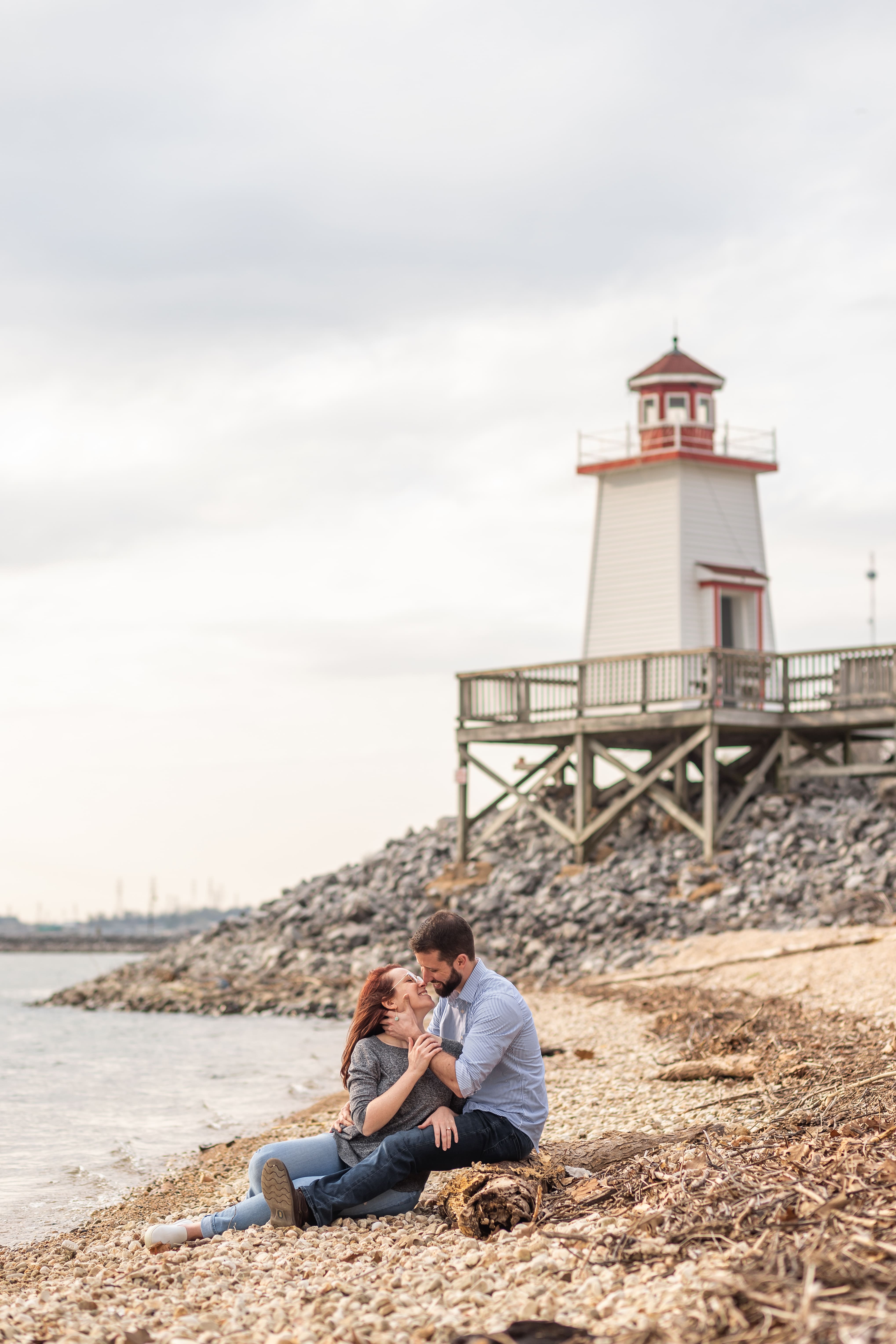 Matt + Miranda | Romantic Lighthouse Engagement | Engagement