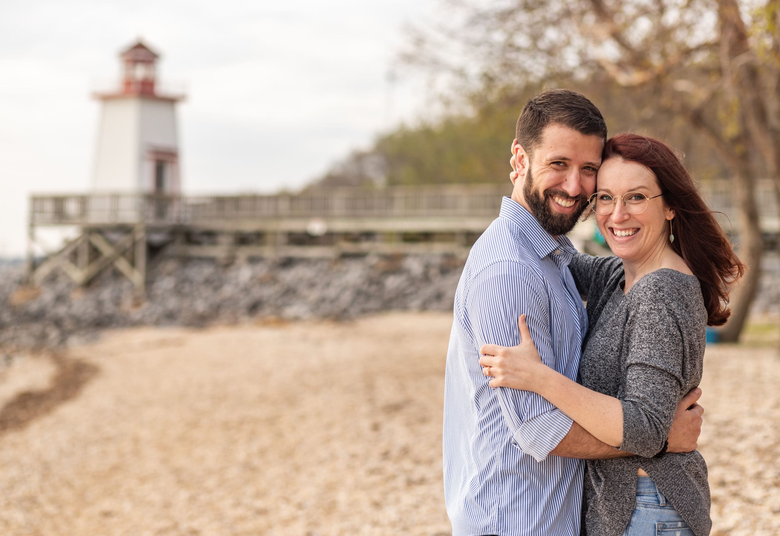 Matt + Miranda | Romantic Lighthouse Engagement | Engagement