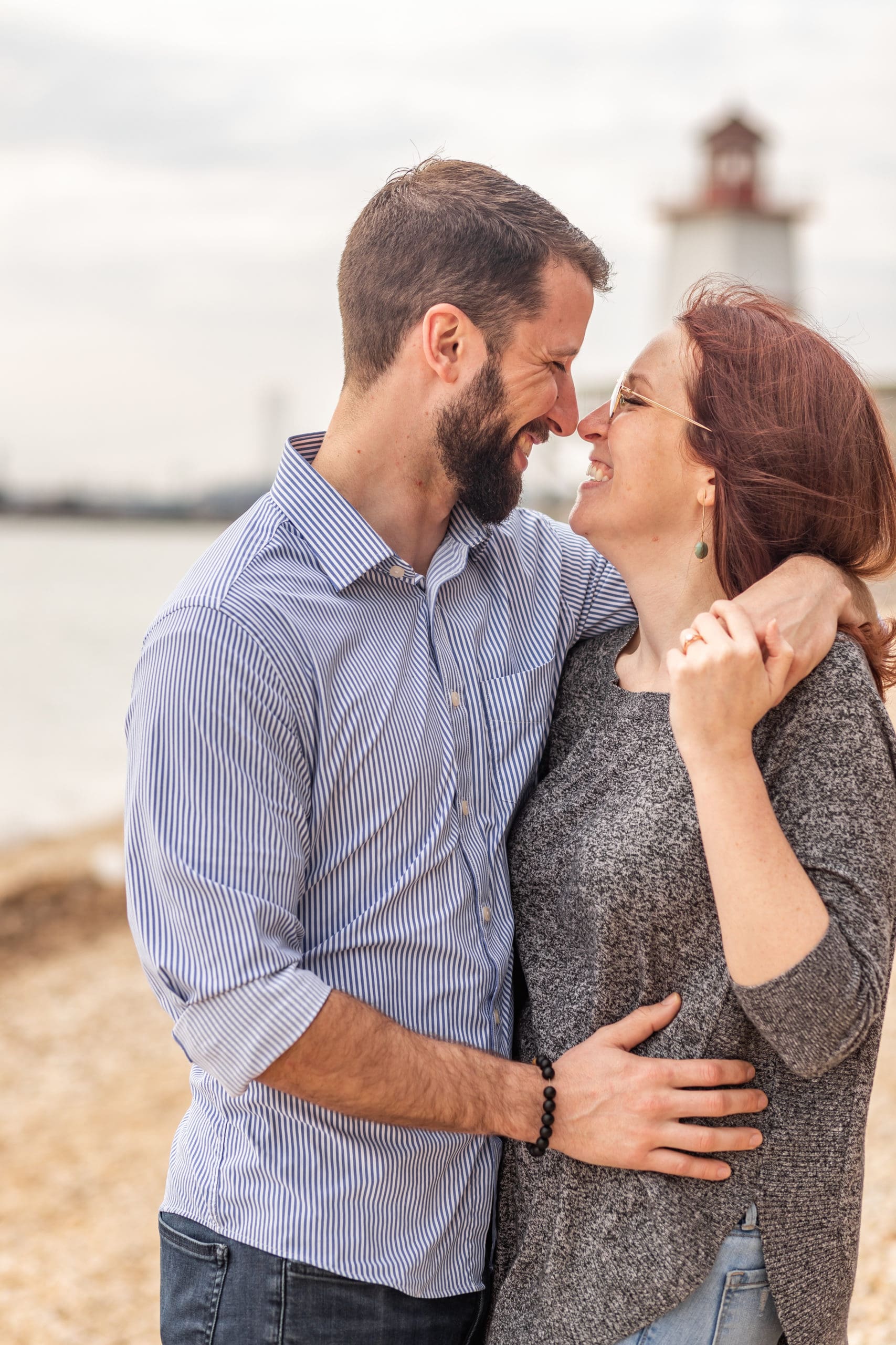 Matt + Miranda | Romantic Lighthouse Engagement | Engagement